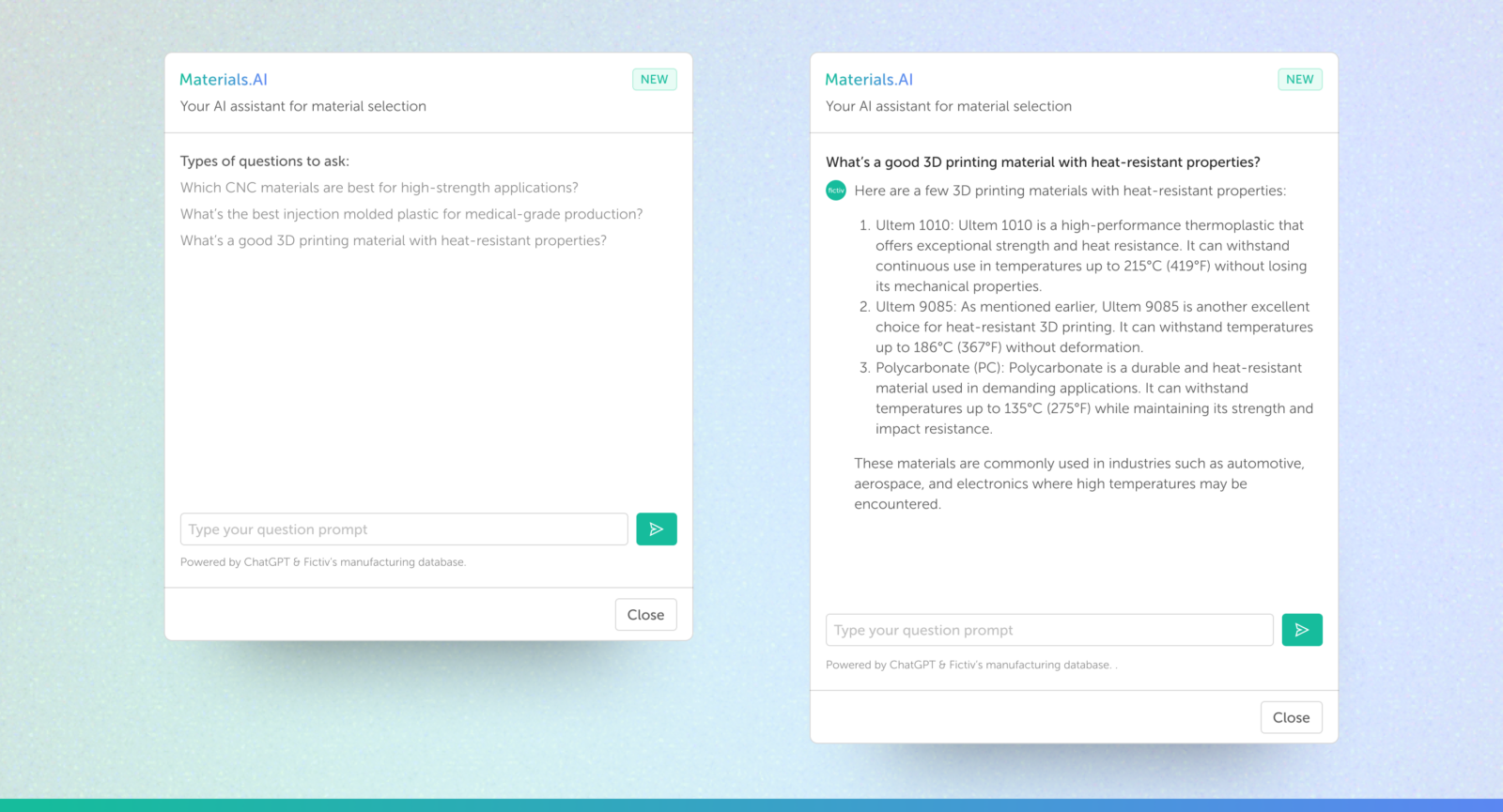 Fictiv Launches ChatGPT-Powered Materials.AI™ - Fictiv
