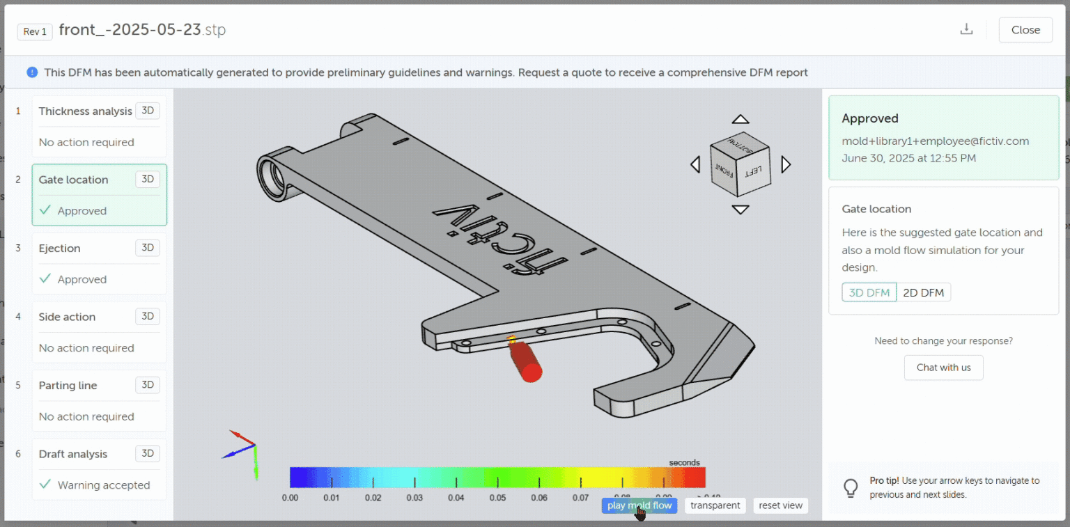 Exciting Update! Fictiv’s Injection Molding Platform Experience - Fictiv